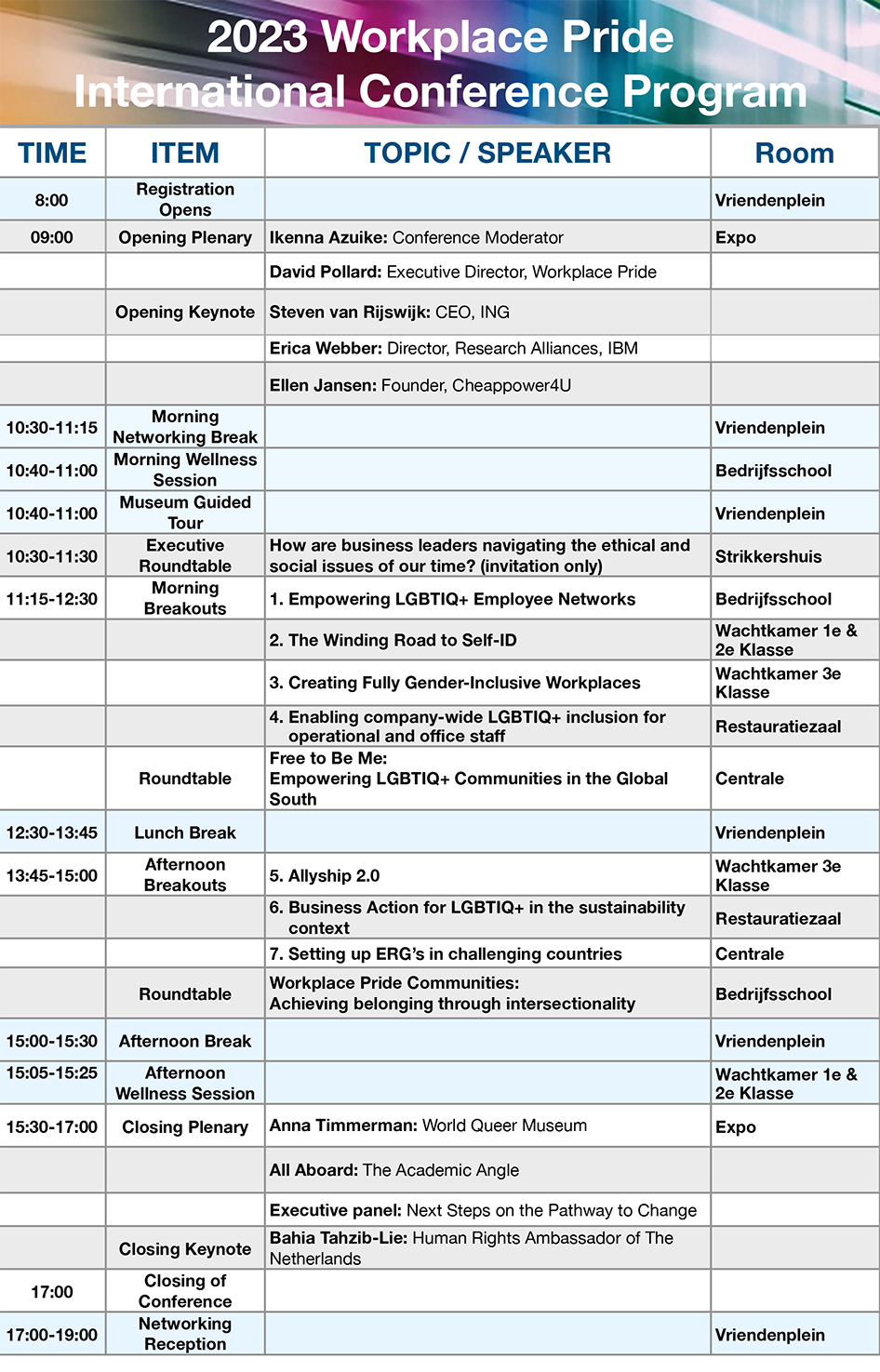 2023 International Conference - Workplace Pride